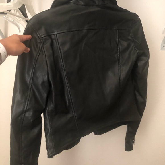 H&M | Jackets & Coats | New Hm Leather Jacket | Poshmark